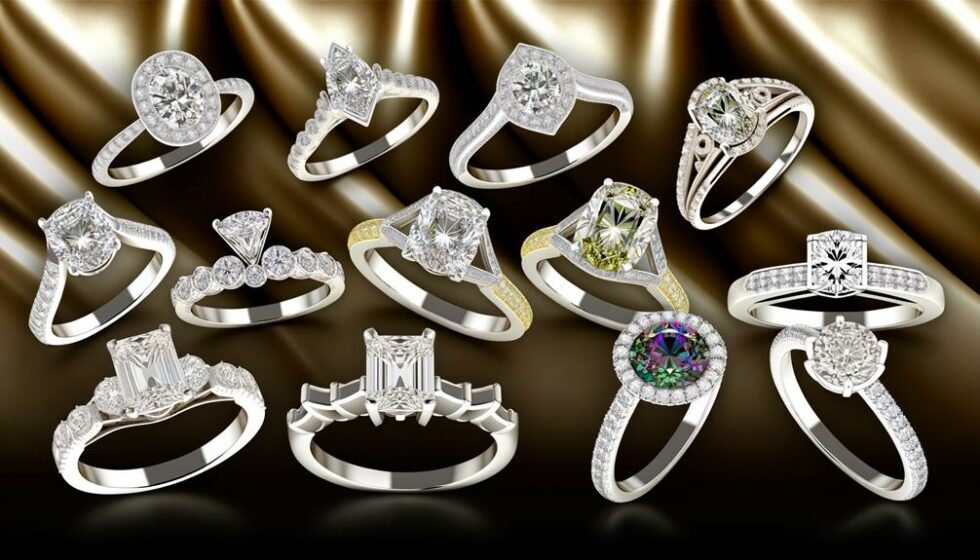Best Custom Diamond Engagement Rings Design Ideas - Diamond Jewellery ...